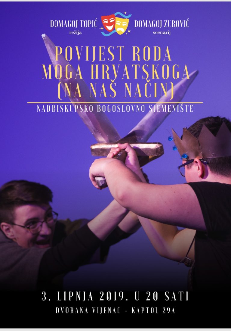 Zagrebački bogoslovi pozivaju na predstavu "Povijest roda moga ...