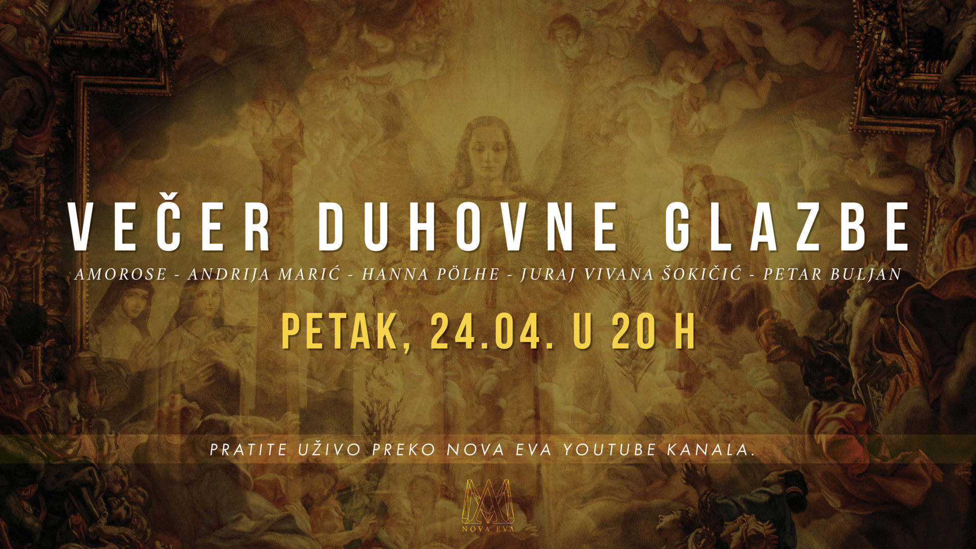 Ne propustite večer duhovne glazbe: Petar Buljan, Amorose i drugi ...