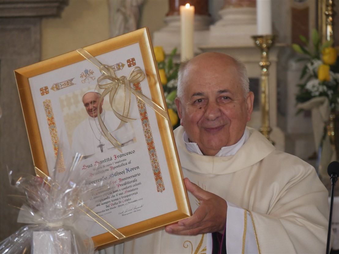 Preč. Milivoj Koren proslavio zlatni svećenički jubilej | HKM