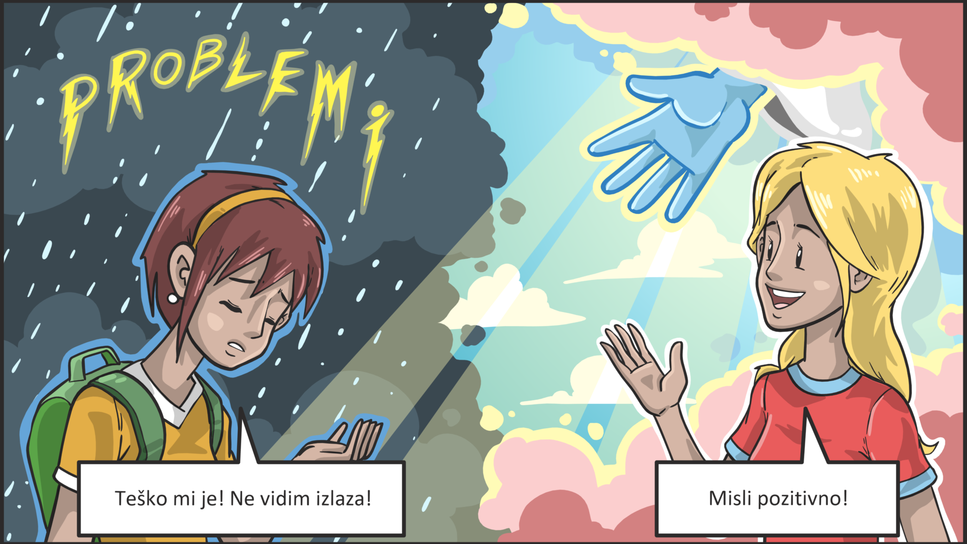 STRIP PONEDJELJKOM Misli pozitivno! | HKM