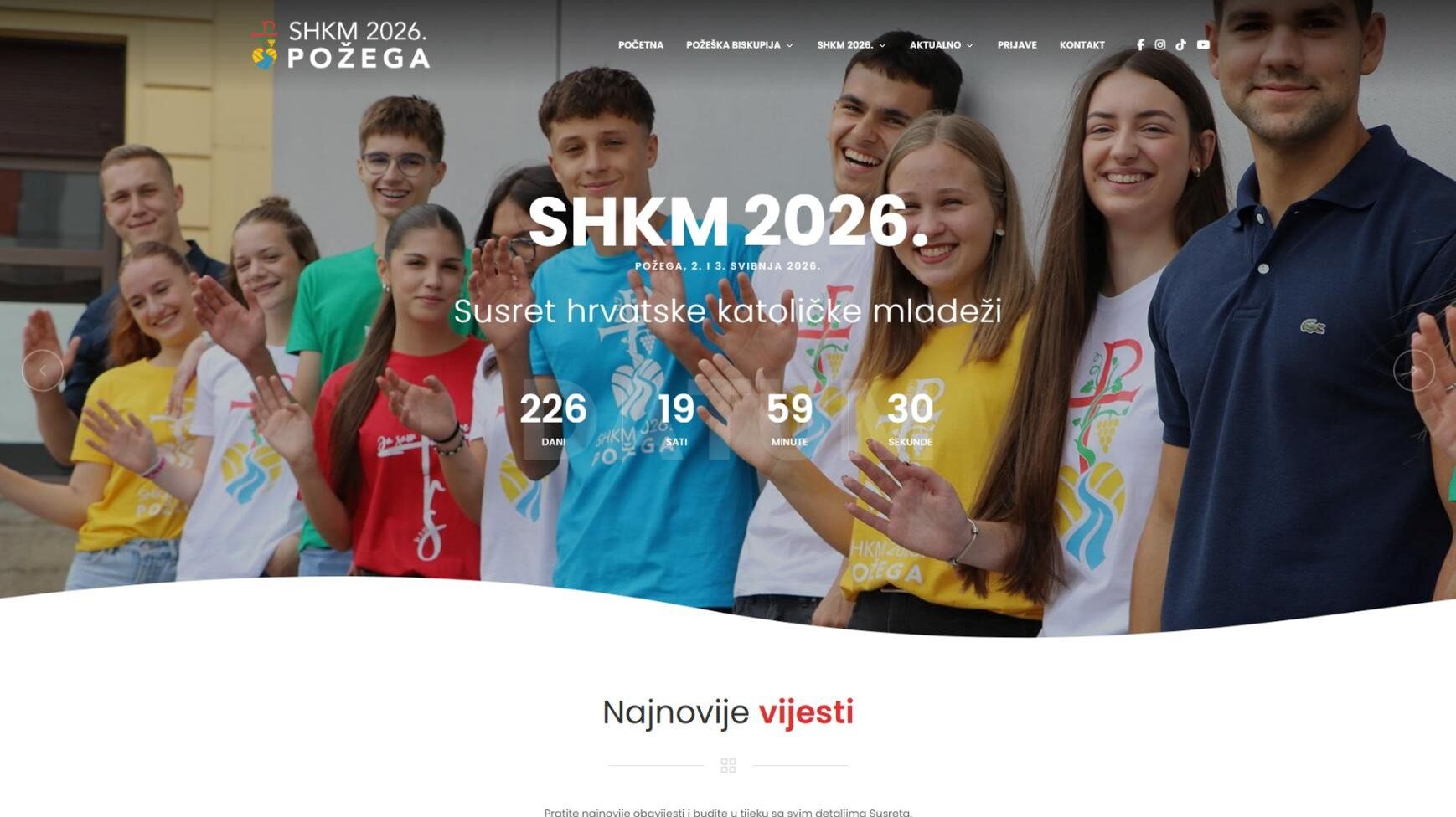 Otvorena službena mrežna stranica SHKM-a u Požegi 2026. | HKM