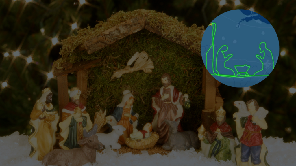 Pogledajte kako je pilot letom od 500 milja „nacrtao“ jaslice na nebu | HKM